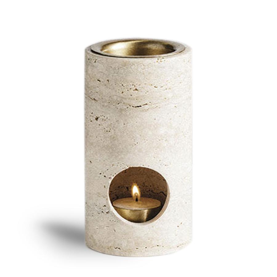 Travertine Stone Oil Burner – Sumac Store